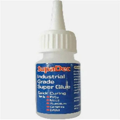 SupaDec Industrial Grade Super-Glue 20g - Quick Cure - Strong Bond ...