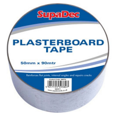 SupaDec Plasterboard Joint Tape - Crack Repair & Reinforcement Jointing ...