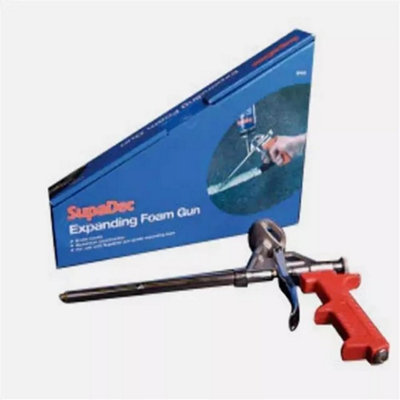 SupaDec Professional Expanding Foam Gun - Heavy Duty PU Grade Foam Gun ...
