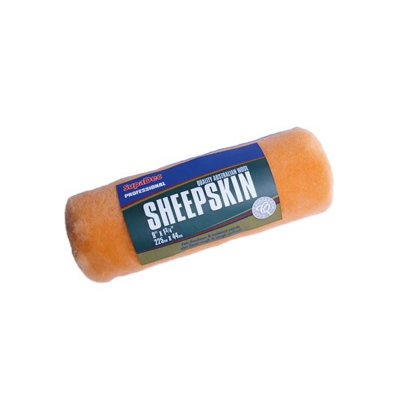 SupaDec Sheepskin Paint Roller Sleeve Orange (9in x 1.7in) | DIY at B&Q