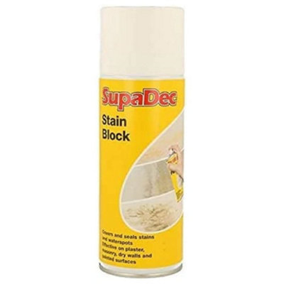 SupaDec Stain Block 400ml - Covers Water - Rust & Mould Marks on Walls ...