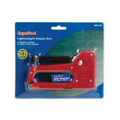 SupaTool Lightweight Staple Gun Red (One Size)
