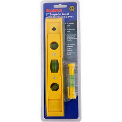 SupaTool Mini Spirit Level Yellow (225mm)