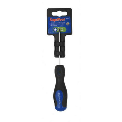 SupaTool Pozi Head Screwdriver Black/Blue (40mm)