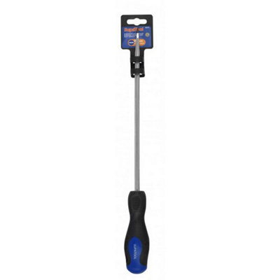 SupaTool Slotted Head Screwdriver Black/Blue (150mm)