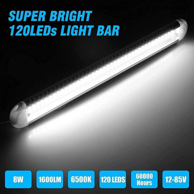 Super Bright 120 LED 12V Interior Light Bar for Van, Car, Caravan ...