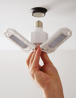 Super Bright LED Garage Light 3000 Lumens Adjustable Multi-Directional ...