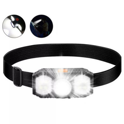 Super Bright USB Rechargeable LED Head Torch - Waterproof Headlamp for ...