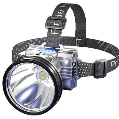 Super Bright Waterproof LED Headlamp Rechargeable Spotlight for Outdoor ...