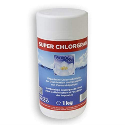 Super chlorine granules, 1 kg Hottub Chlorine, Swimming Pool Chlorine