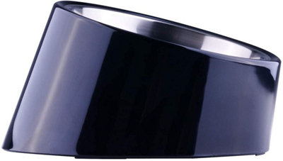 SUPER DESIGN Pet Dog Slanted Food Water Bowl Mess Free Tilted Angle ...