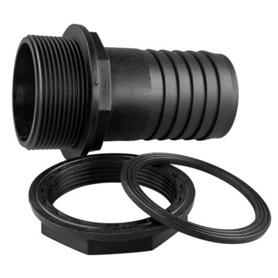 SUPER FLOW waterbutt/rain barrel /ibc tank LINKING kit,1m of 2" hose ...