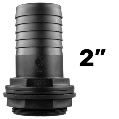 SUPER FLOW waterbutt/rain barrel /ibc tank LINKING kit,2m of 2" hose ...