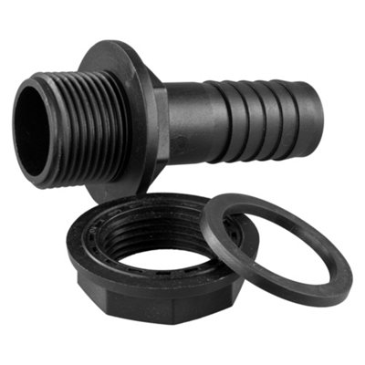 SUPER FLOW waterbutt/rain barrel /ibc tank LINKING kit,2m of 2" hose ...