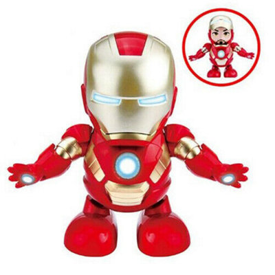Super Hero Dance Dancing Action Figure Light Sound Move Xmas Gift Kids ...
