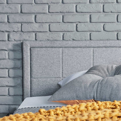 Super King Grey Ottoman Storage Bed Frame Gas Lifting