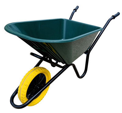 Super Mucker Heavy-Duty Wheelbarrow Green With 150kg/120l Capacity ...