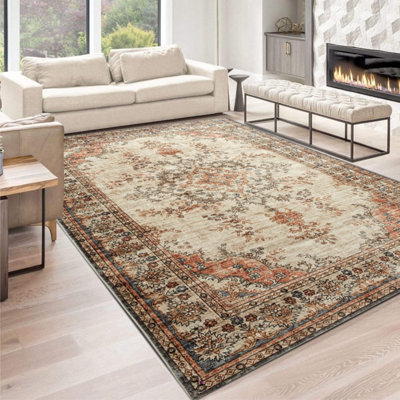 Super Soft Cashmere Rug Non Slip Luxury Large Area Living Room Bedroom ...