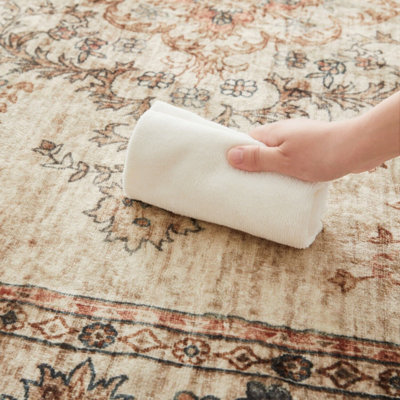 Super Soft Cashmere Rug Non Slip Luxury Large Area Living Room Bedroom ...