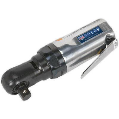 Super Stubby Air Powered Ratchet Wrench - 3/8" Sq Drive - Ratchet Yoke ...