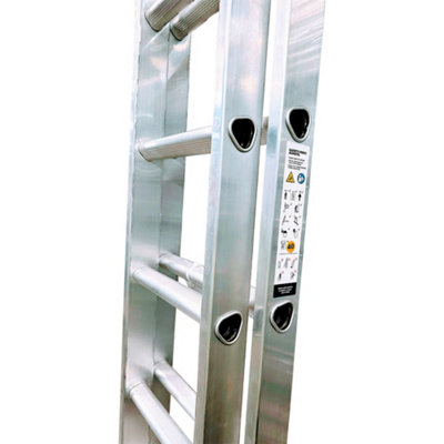 Super-Trade Plus Double Extension Ladders 2.0m - 3.0m
