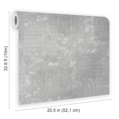 Superfresco Armature Textured Grey Wallpaper