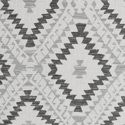 Superfresco Aztec Geometric Grey / Black Wallpaper