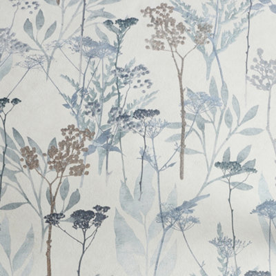 Superfresco Easy Solstice Pale Blue Floral Wallpaper