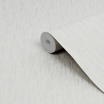 Superfresco Vittorio Textured Plain Grey / Silver Wallpaper