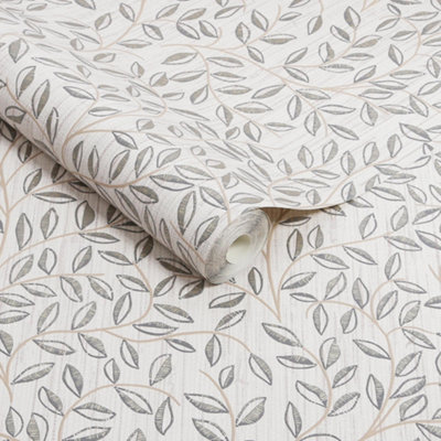 Superfresco Willow Leaf Mocha Wallpaper
