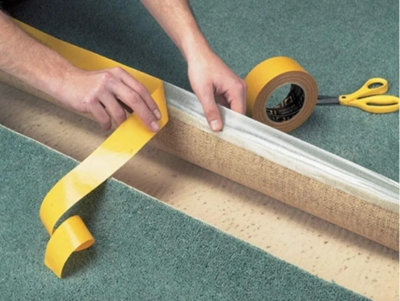 SuperGift.com 48 x25m Carpet Tape - Multi-purpose Strong Adhesive Tape ...