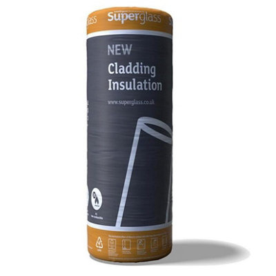 Superglass 90mm Cladding Mat 40 1200mm Insulation Rolls