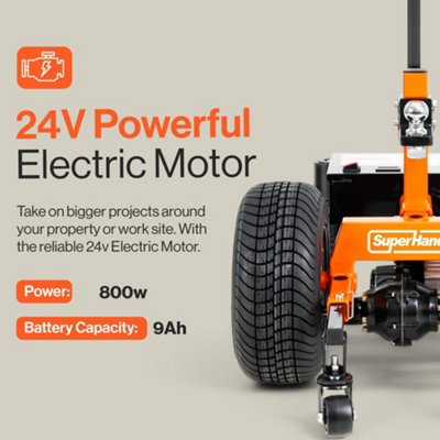 Superhandy Electric Dolly Heavy-Duty 7500lbs Capacity with 24V System ...