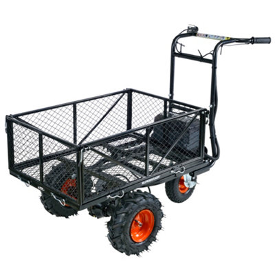 Superhandy Electric Power Wagon 48V DC Li-Ion 500Lbs Load 1000Lbs Hauling