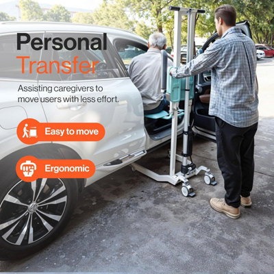 SuperHandy GoRise Electric Floor to Stand Mobility Lift - 227kg ...