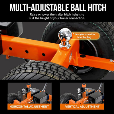 SuperHandy Heavy Duty Electric Trailer Dolly Motor Mover, All-Terrain ...