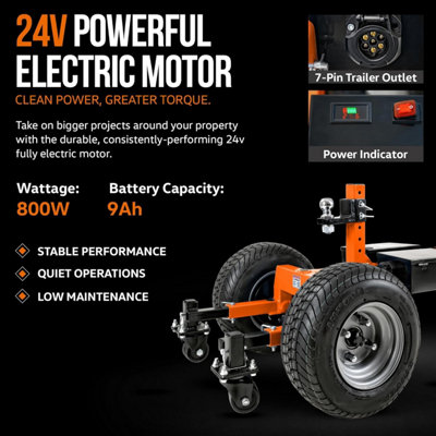 SuperHandy Heavy Duty Electric Trailer Dolly Motor Mover, All-Terrain ...