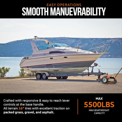 SuperHandy Heavy Duty Electric Trailer Dolly Motor Mover, All-Terrain ...