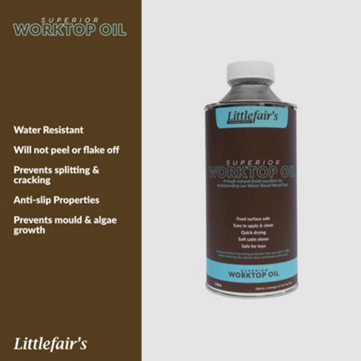 Superior Wood Finishing Worktop Oil 5ltr - Littlefair's