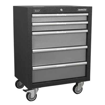 Superline Pro 4.9m Storage System - Stainless Worktop - Sealey ...