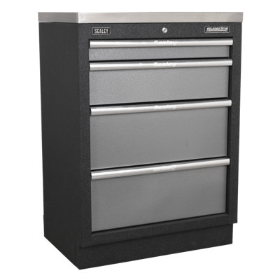 Superline Pro 4.9m Storage System - Stainless Worktop - Sealey ...