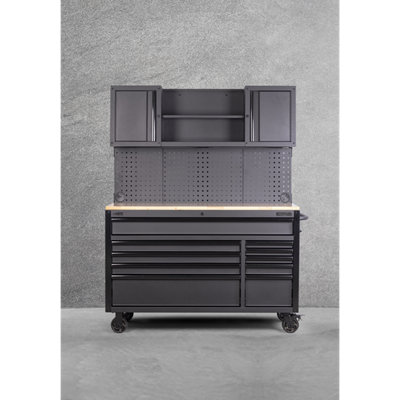 Superline Pro Mobile Workstation 10 Drawer With Steel Construction AP5210BE