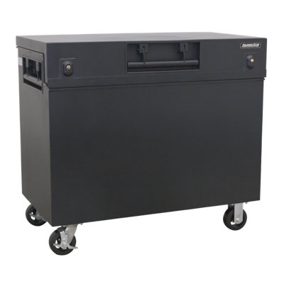 Superline Pro Site Box 1125 x 610 x 925mm With Wheel Kit Black SSB07COMBO