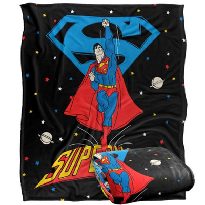 Superman Action Pose Blanket Multicoloured (One Size)