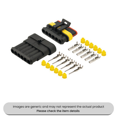 Superseal 6 Way Lightweight and Waterproof Connectors Kits Pack Qty 26