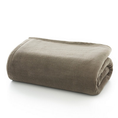 SuperSoft Warm Snuggle Touch Throw Fawn