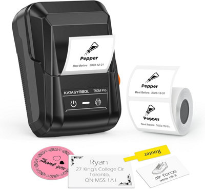 Supvan T 50 m Pro Bluetooth Label Maker Machine with Tape, Wide ...