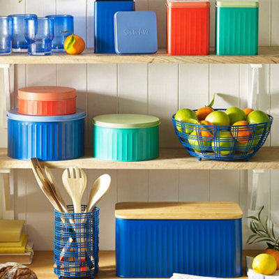 Sur La Table Colour Me Happy Set Of 3 Storage Tins