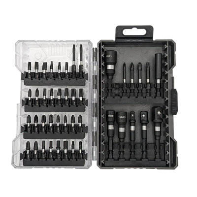 SUREBUILD SBIMP43 43PC IMPACT SCREWDRIVER BIT & SOCKET SET