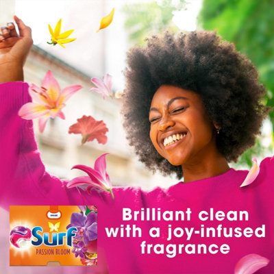 Surf 3 in 1 Laundry Washing Detergent Capsules Passion Bloom, 104 ...